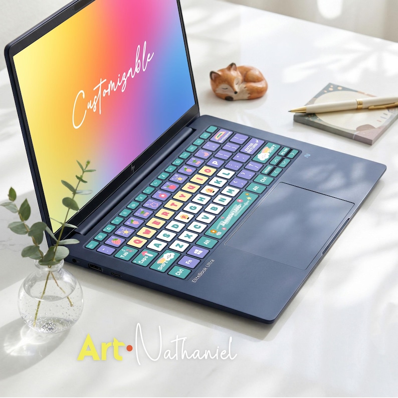 Customizable Hp Pavilion Laptop Keyboard Keycaps French Layout Colorful ...