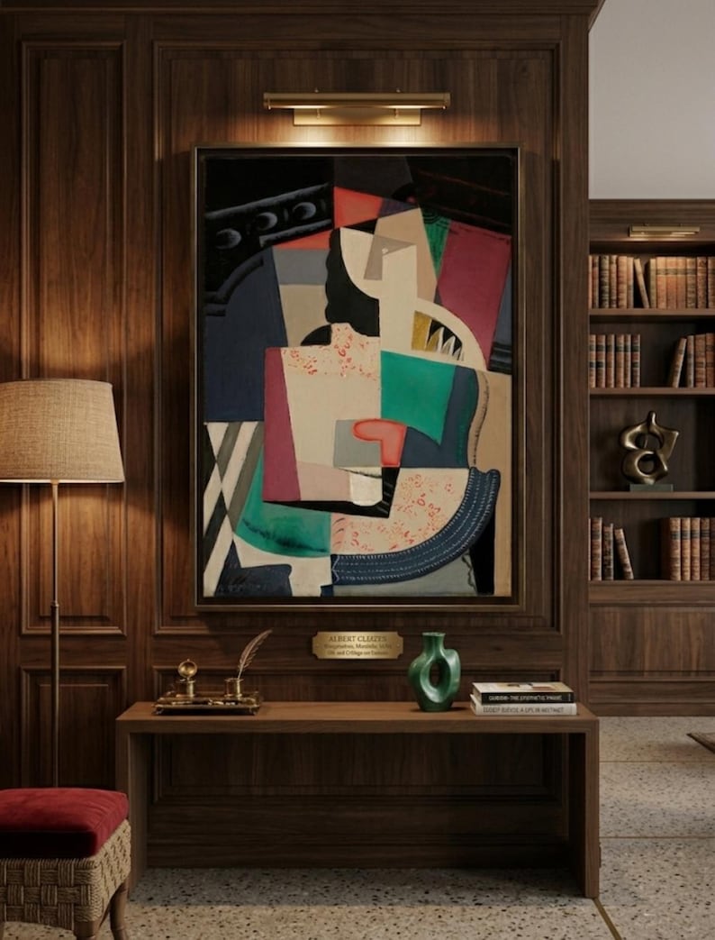 Pablo Picasso Canvas Wall Art, Cubist Painting Print, Woman in an ...
