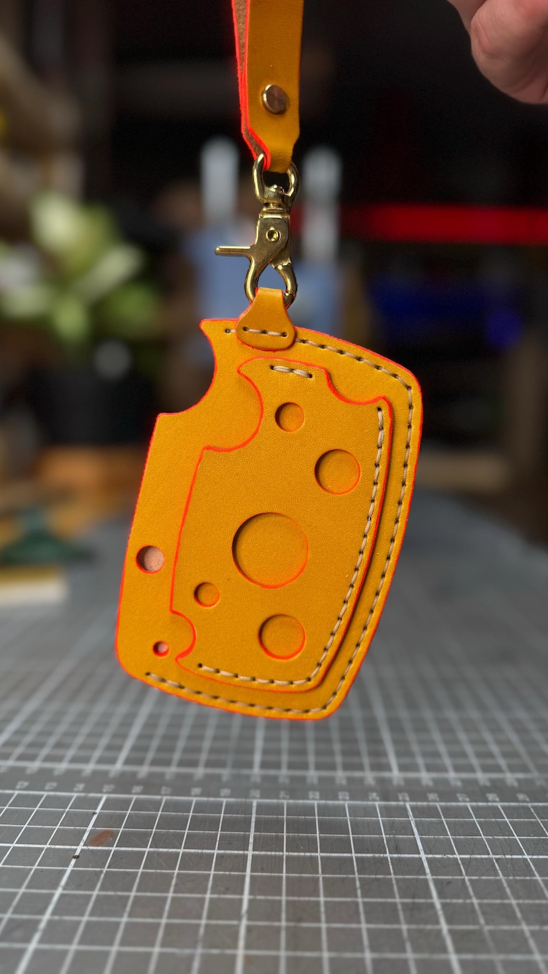 Molde em PDF para Porta-Cartões de Couro | Modelo para Porta-Cartões ...