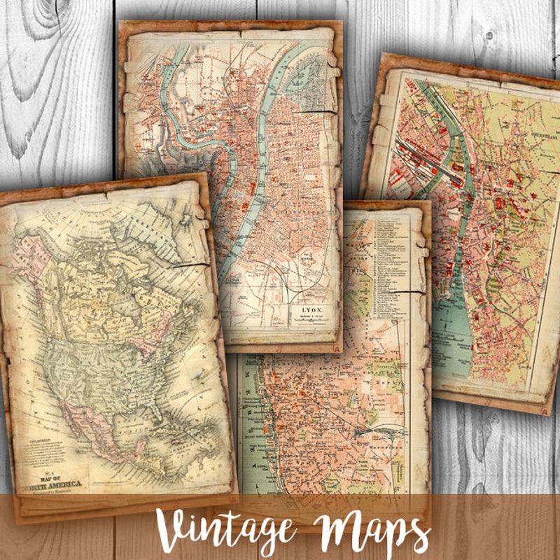 Old Map - Etsy