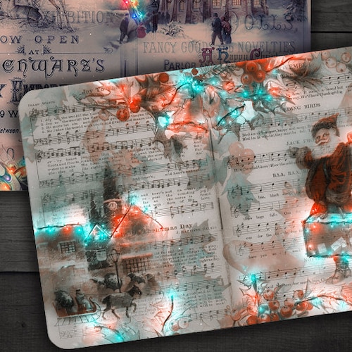 DIGITAL Christmas Lights Digital Paper Download - Etsy