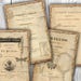 DIGITAL Vintage Ephemera Digital Collage Sheet Download - Digital Paper ...