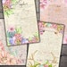 DIGITAL Watercolor Floral Ephemera Digital Collage Sheet Download ...