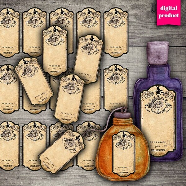 Potion Labels - Etsy