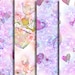 DIGITAL Magical Glowing Digital Papers - Digital Collage Sheet Download ...
