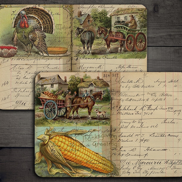 Thanksgiving Vintage - Etsy
