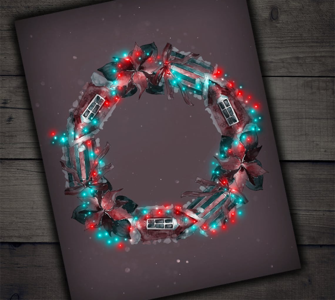 DIGITAL Christmas Lights Digital Paper Download - Etsy