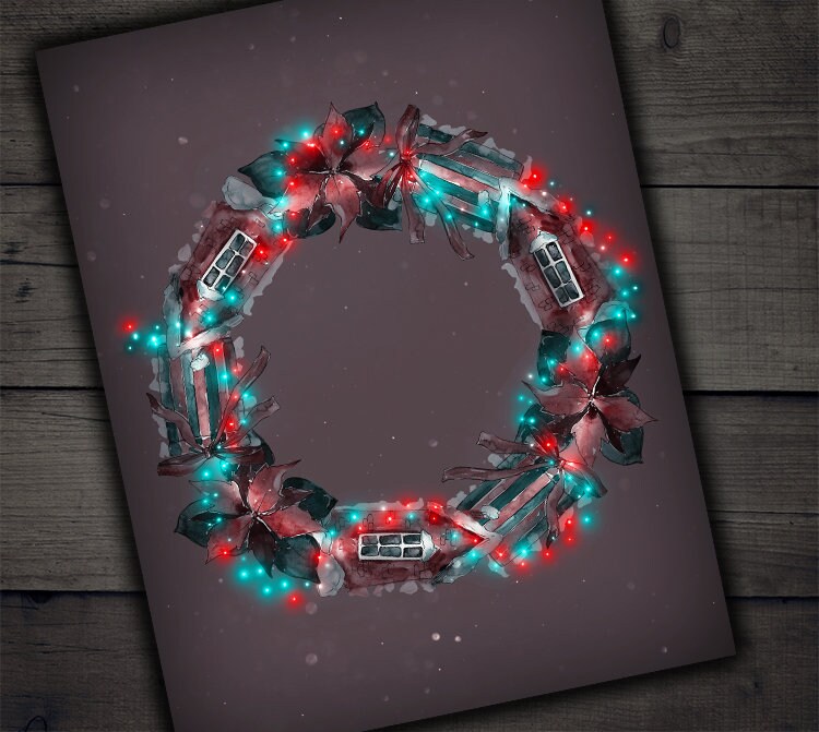 DIGITAL Christmas Lights Digital Paper Download - Etsy