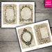 DIGITAL Grunge Antique Frames Digital Grunge Paper Download - Etsy