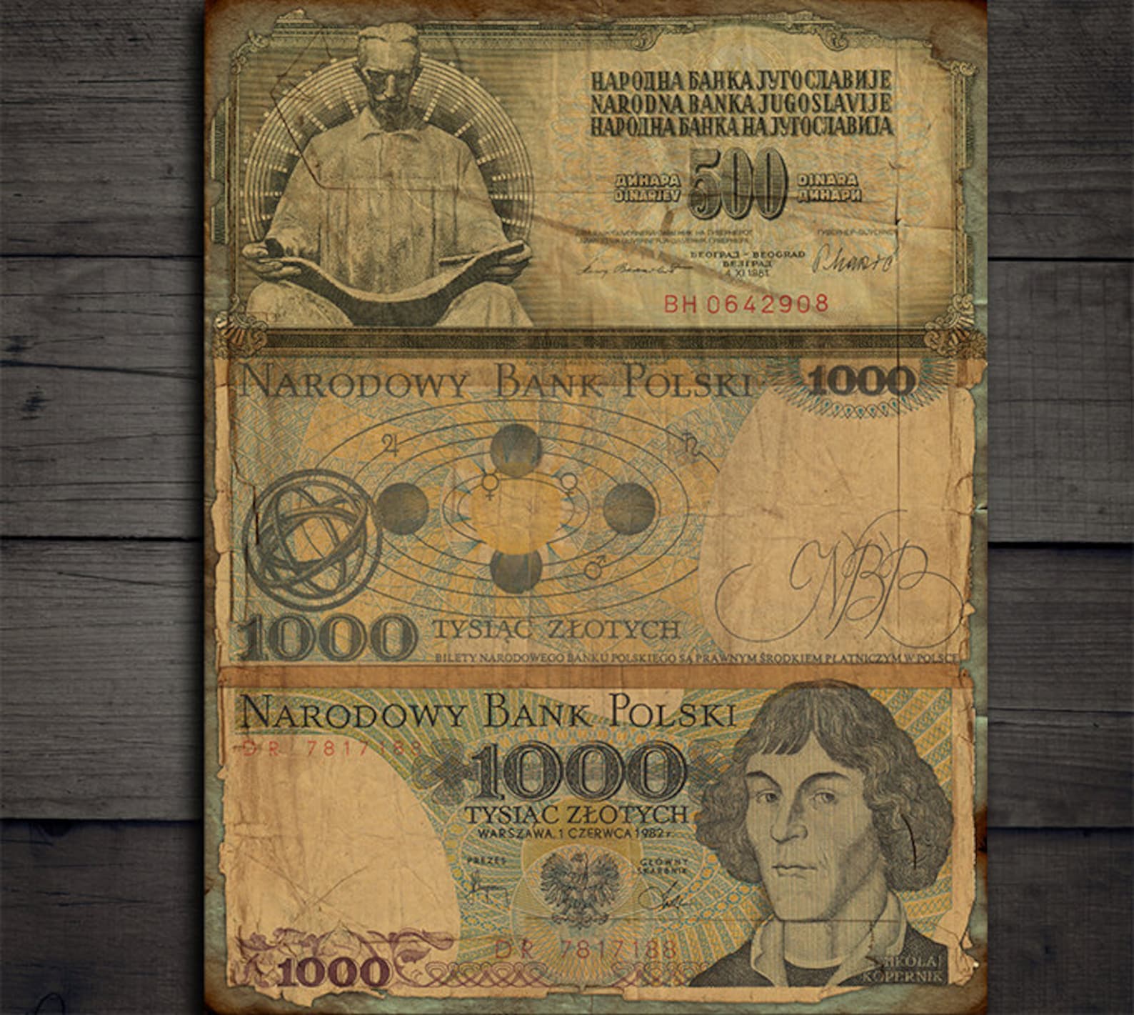 DIGITAL Vintage Money - Antique Banknotes - Printable Junk Journal ...