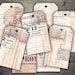 DIGITAL Vintage Postal Tags Digital Collage Sheet Download - VBM1519 - Etsy