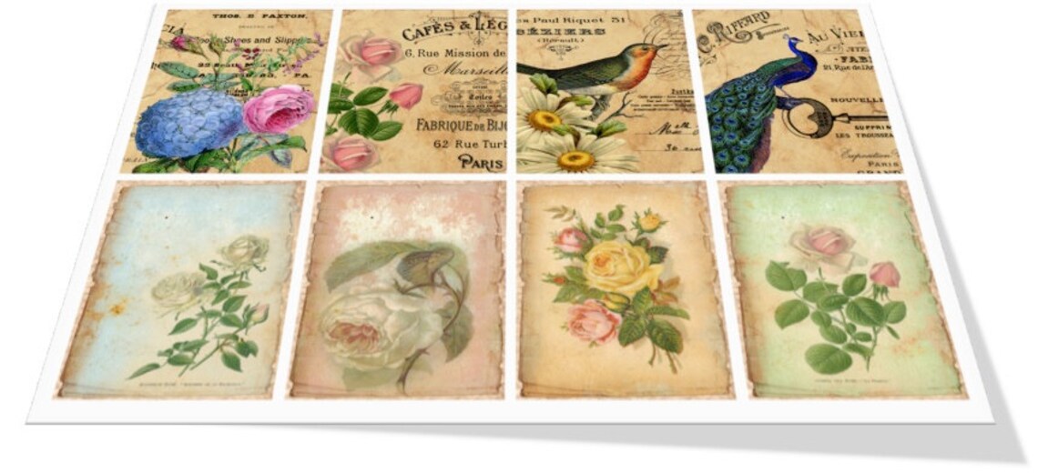 DIGITAL Digital Images Digital Collage Sheet Download | Etsy