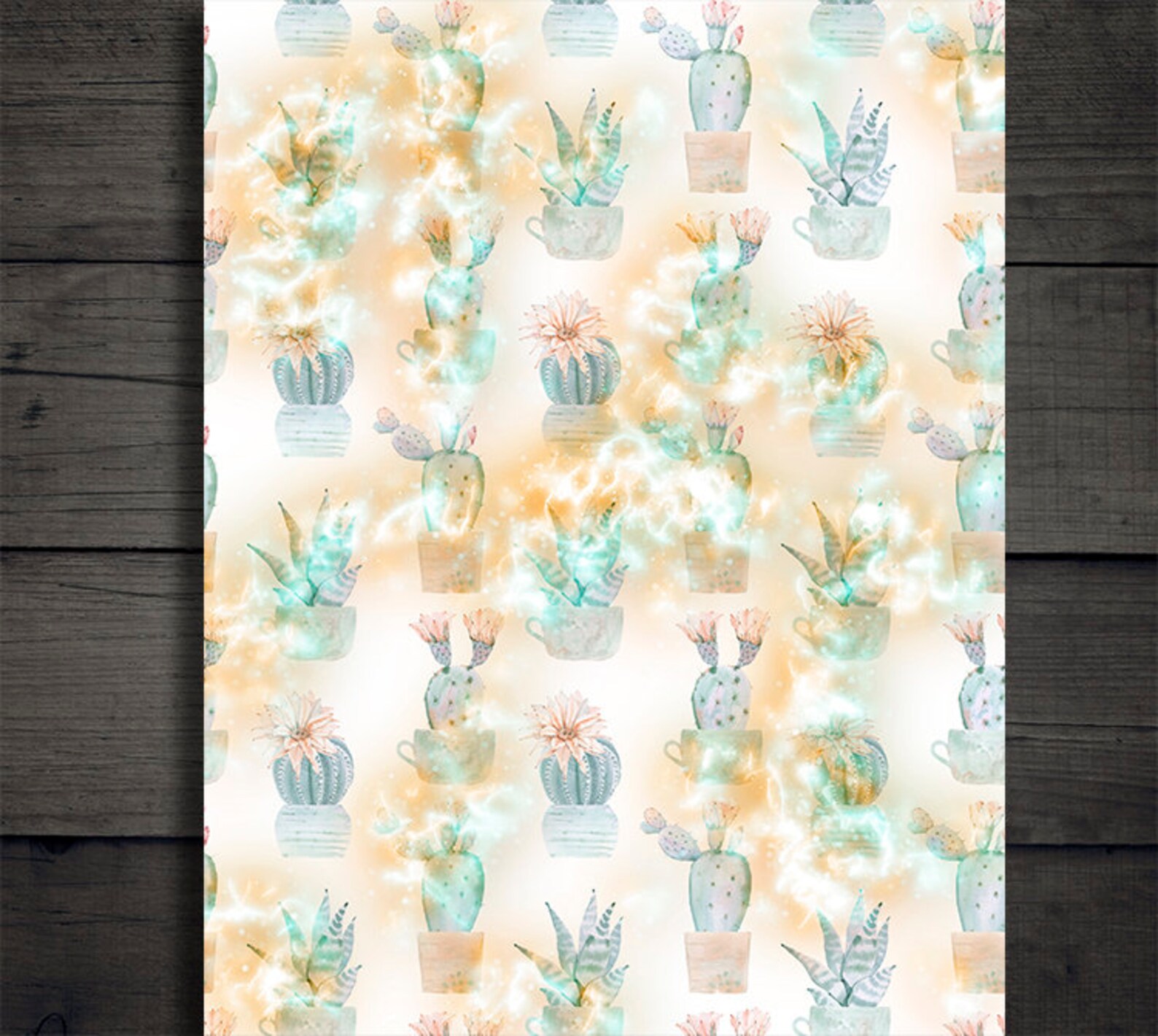 DIGITAL Magical Glowing Digital Papers Digital Collage Sheet - Etsy