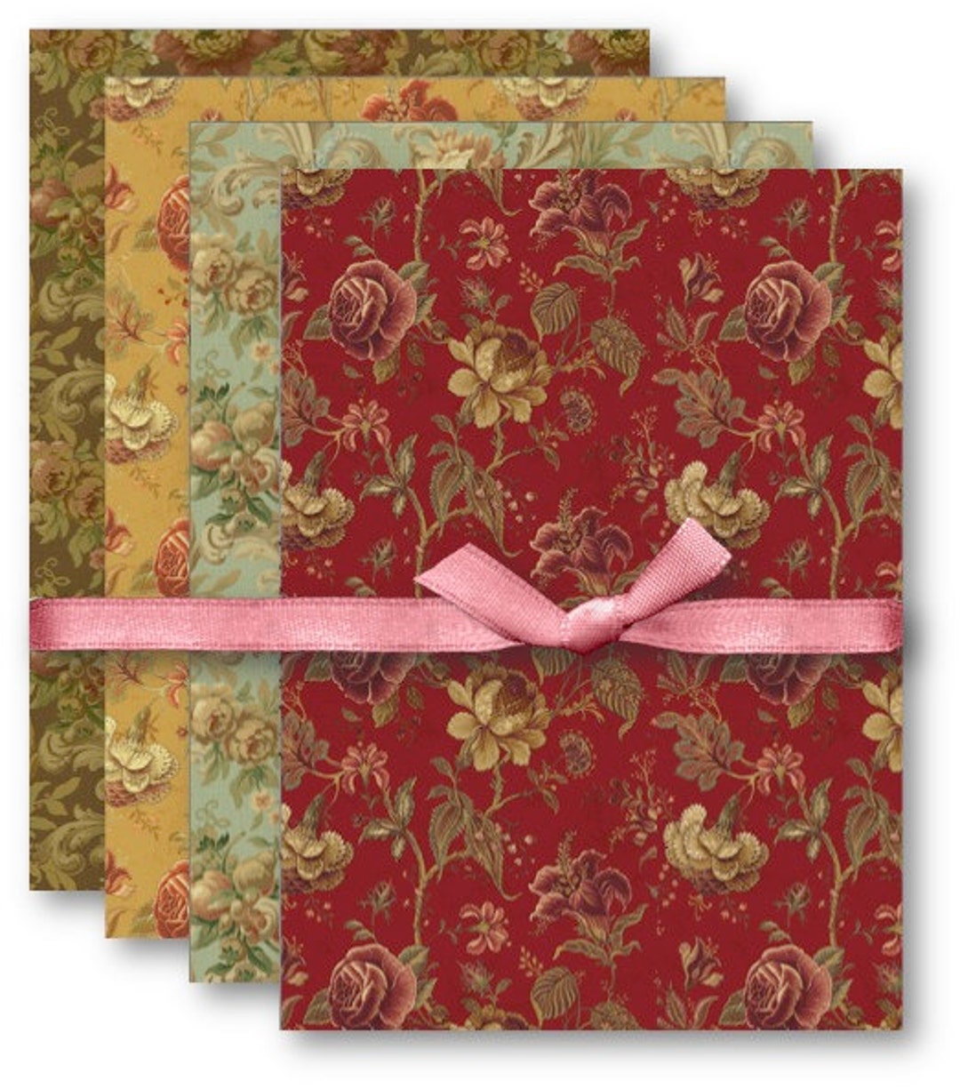 Fall Floral Digital Paper: Collage Sheet Backgrounds (digital Download ...