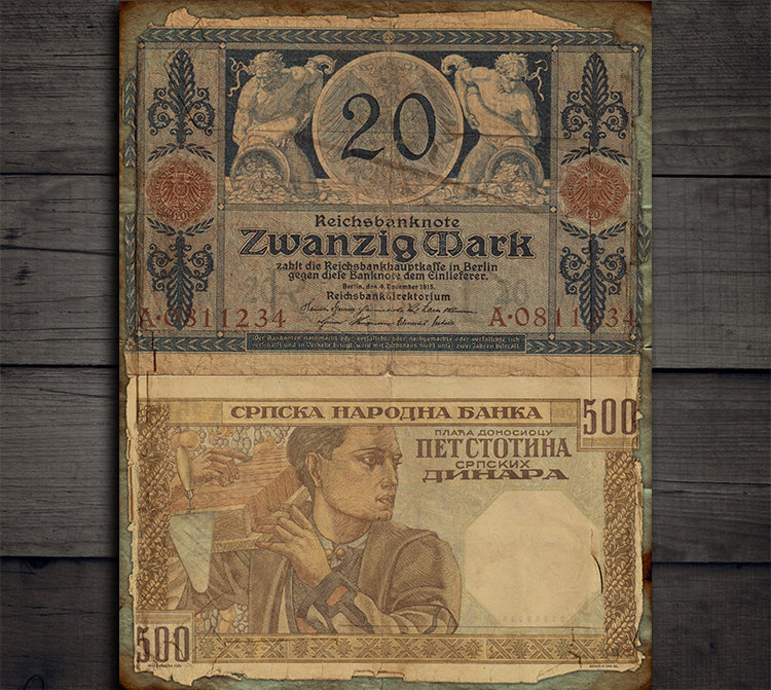 DIGITAL Vintage Money Printable Antique Banknotes Junk - Etsy
