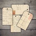 DIGITAL Vintage Handwritten Ephemera Tags Digital Collage - Etsy