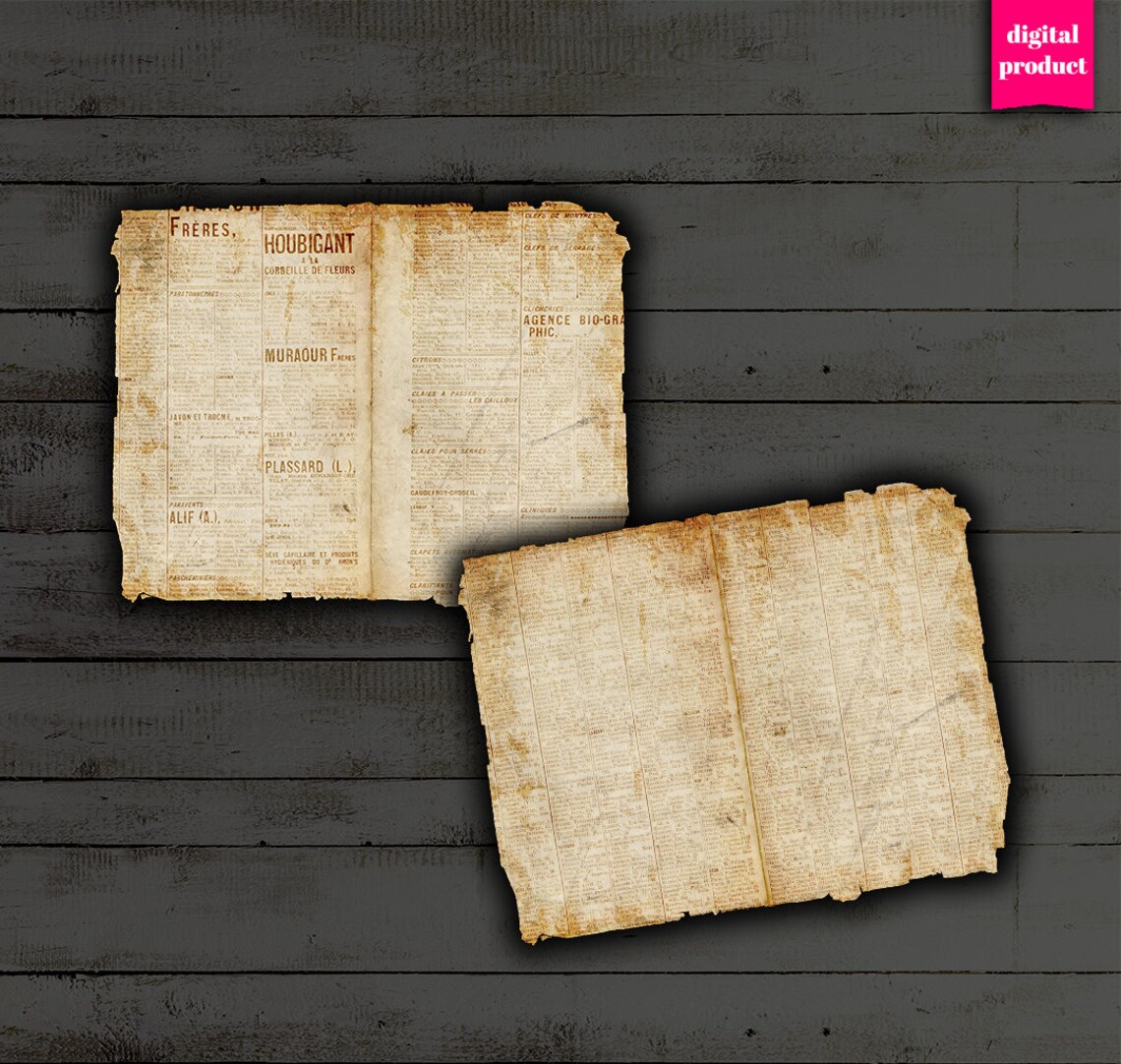 DIGITAL Grunge Rusty Ephemera Printable Grunge Ephemera - Etsy