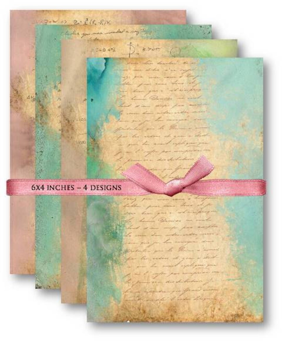 DIGITAL Handwritten Backgrounds - Digital Collage Sheet Download -665 ...