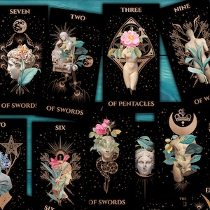 DIGITAL Ancient Hellenic Tarot Cards - Printable Greek Gods Tarot Deck ...