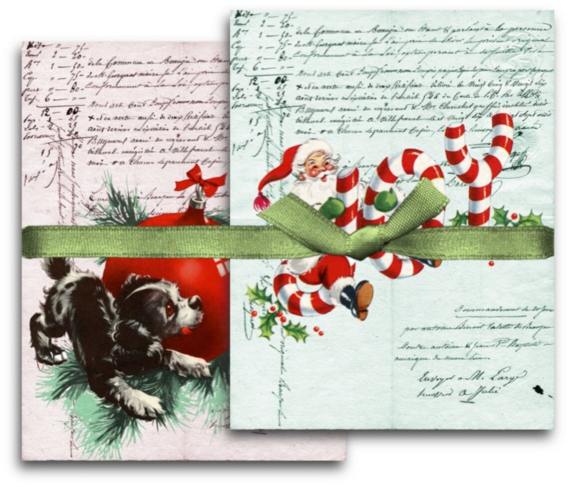 DIGITAL Christmas Digital Paper Download VBM1147 - Etsy