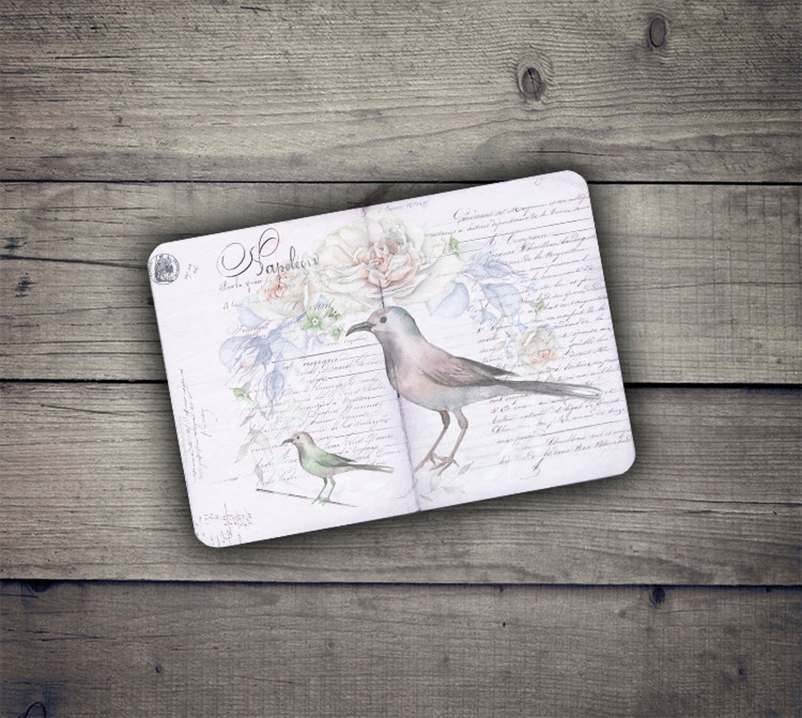 DIGITAL Bird Handwritten Letters Digital Collage Sheet Download - Etsy