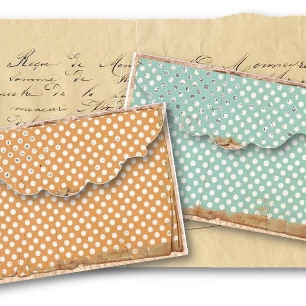 Polka Dot Envelopes - Etsy
