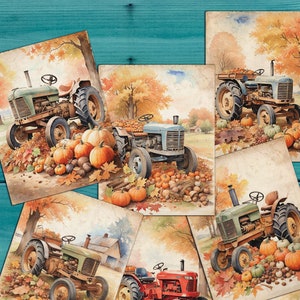 Fall Digital Papers, Fall Junk Journal, Digital Fall Paper Download ...