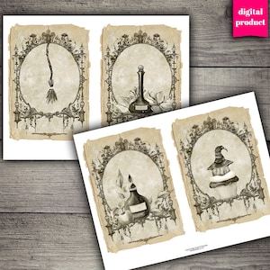 DIGITAL Grunge Halloween Paper - Vintage Halloween Paper Download ...