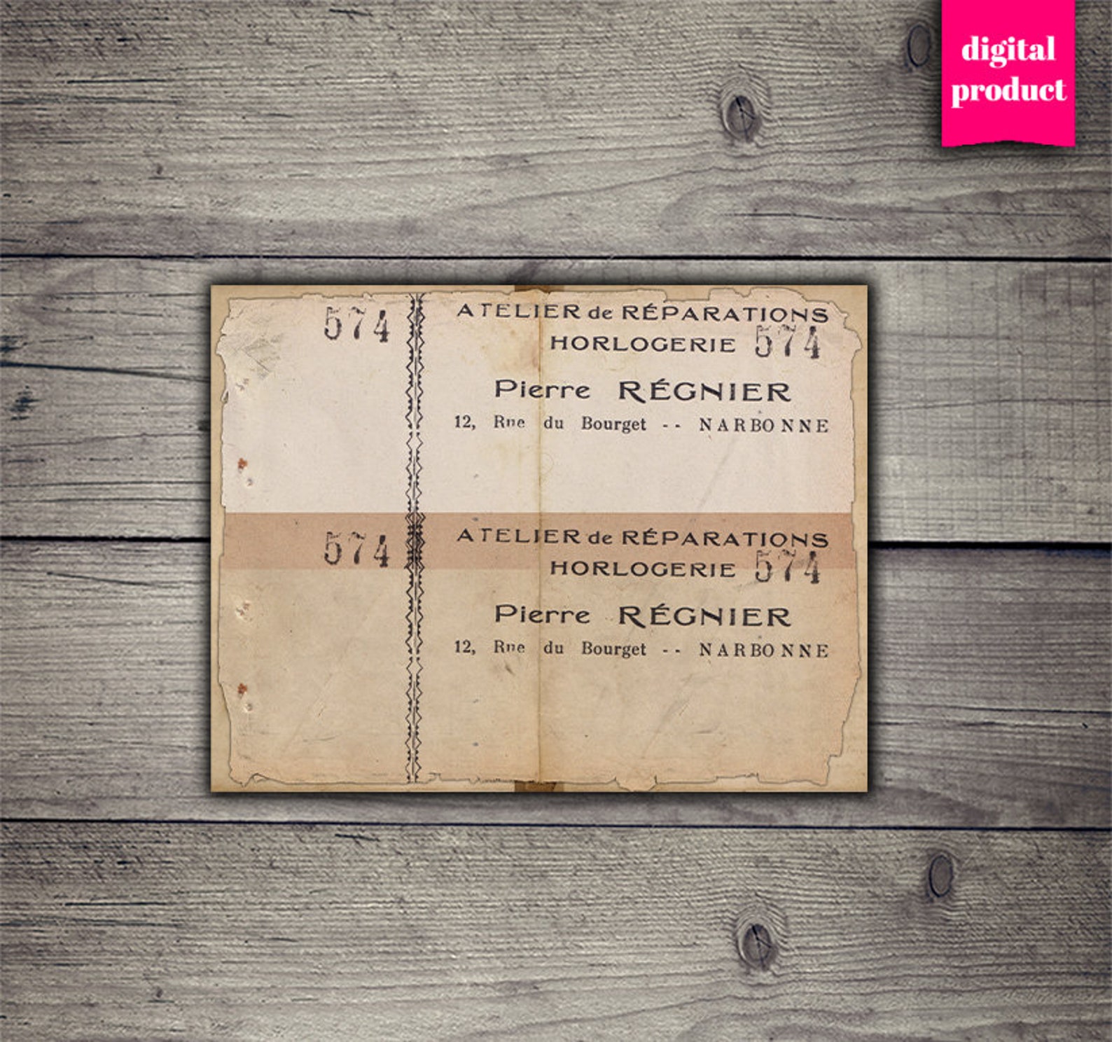 DIGITAL Vintage Ephemera Printable Grunge Ephemera Grunge | Etsy