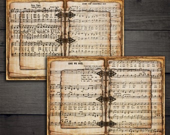 Deer Clipart Vintage Christmas Graphics Digital Download - Etsy