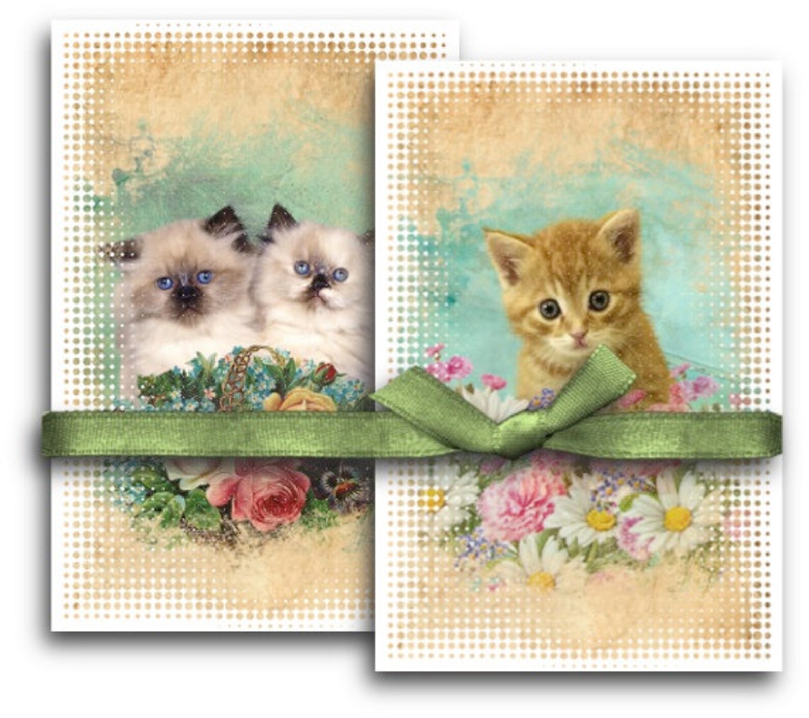 DIGITAL Cats Digital Collage Sheet Download 1133 Digital - Etsy