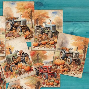 Fall Digital Papers, Fall Junk Journal, Digital Fall Paper Download ...