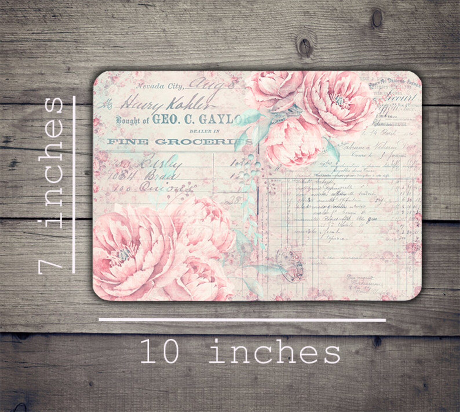 DIGITAL Shabby Chic Floral Junk Journal Cover Pages Printable - Etsy