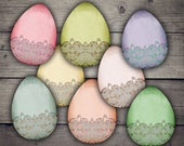 DIGITAL Easter Eggs Clipart Digital Collage Sheet Printables - Etsy
