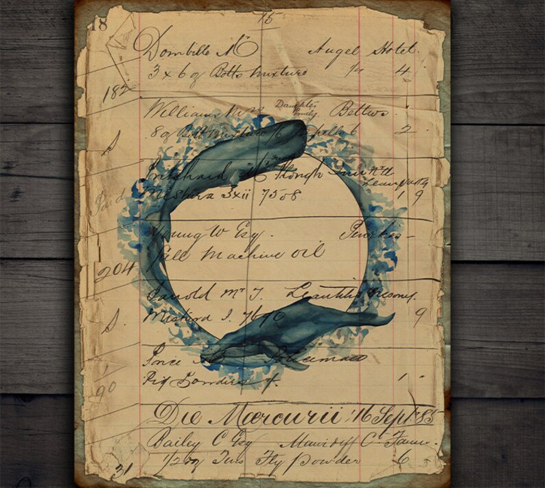 DIGITAL Vintage Sea Creatures Digital Papers Printable Junk - Etsy