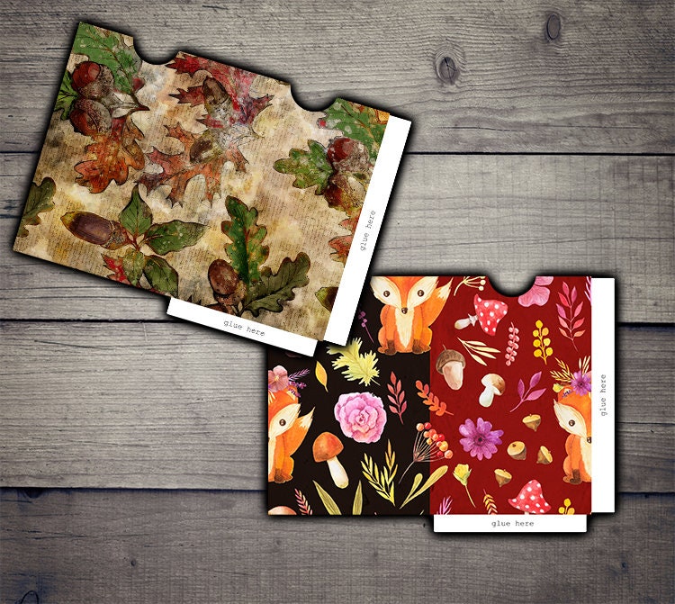 DIGITAL Printable Vintage Fall Envelopes Digital Collage - Etsy