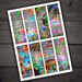 DIGITAL Christmas Lights Bookmarks - Digital Collage Sheet Download - Etsy
