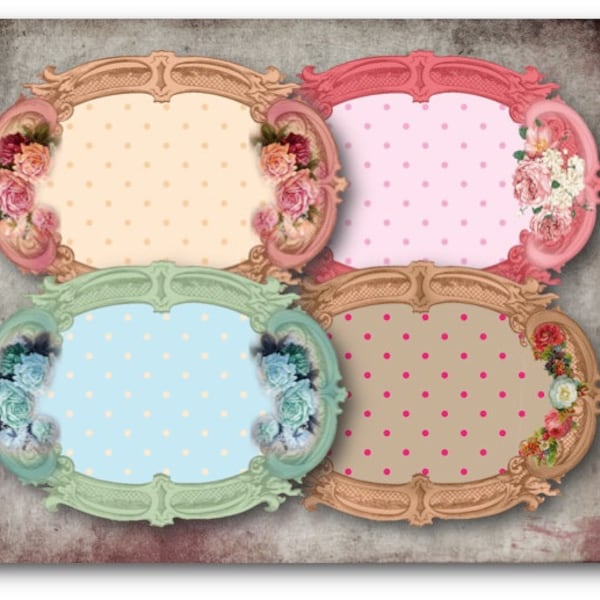 Polka Dot Labels - Etsy