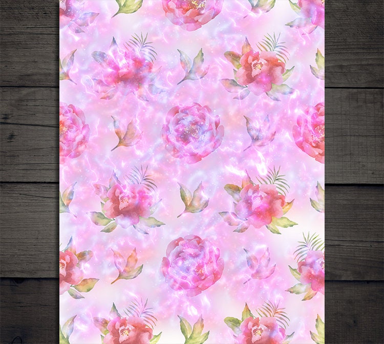 DIGITAL Magical Glowing Digital Papers Digital Collage Sheet | Etsy