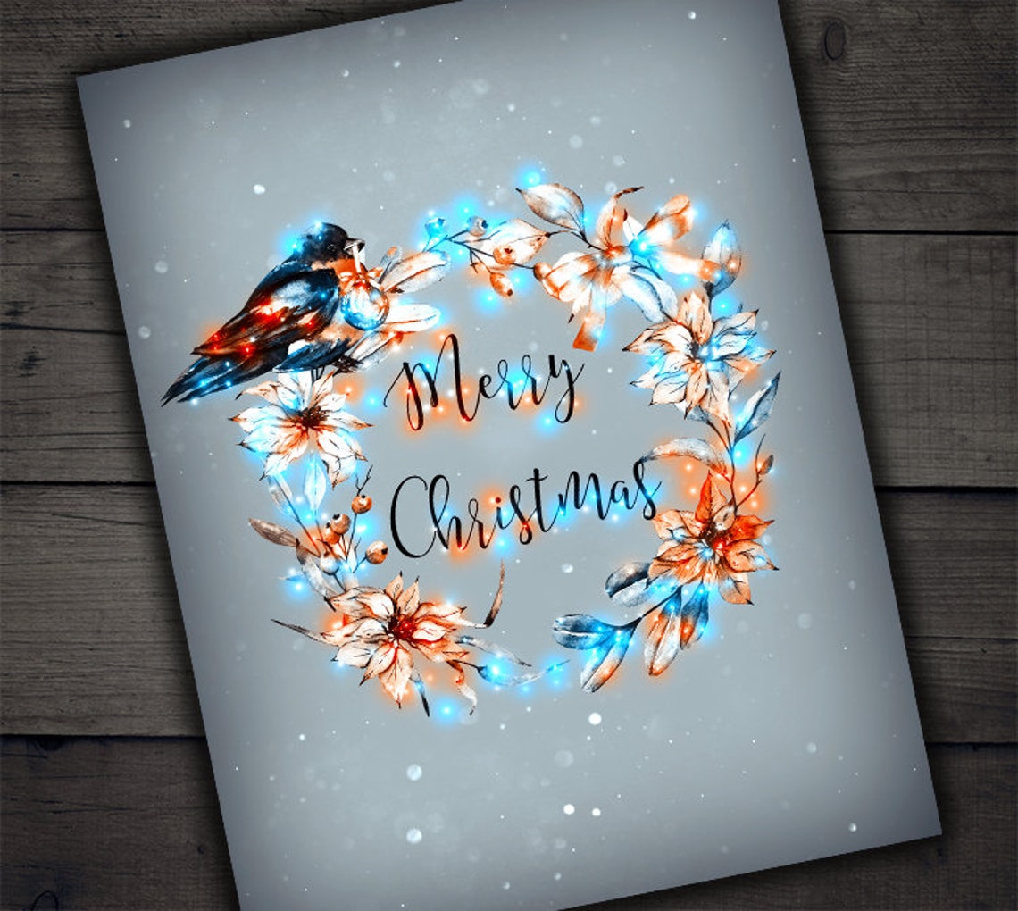 DIGITAL Christmas Lights Digital Paper Download | Etsy