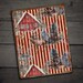DIGITAL Digital Vintage Christmas Red Stripes Paper Download - VBM2345 ...