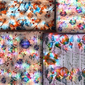 DIGITAL Christmas Lights Digital Paper Download - VBM2290 - VBM28 - Etsy