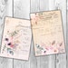 DIGITAL Boho Floral Ephemera Printables - Digital Collage Sheet ...