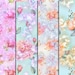 DIGITAL Magical Glowing Digital Papers - Digital Collage Sheet Download ...
