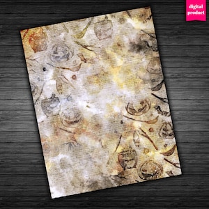 DIGITAL Grunge Halloween Papers Halloween Digital Collage - Etsy