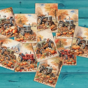 Fall Digital Papers, Fall Junk Journal, Digital Fall Paper Download ...
