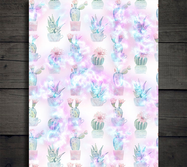 DIGITAL Magical Glowing Digital Papers Digital Collage Sheet - Etsy