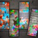 DIGITAL Christmas Lights Bookmarks - Digital Collage Sheet Download - Etsy