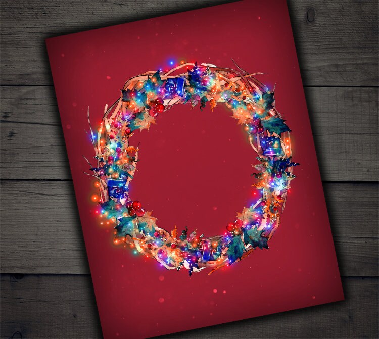 DIGITAL Christmas Lights Digital Paper Download - Etsy