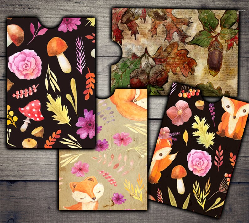DIGITAL Printable Vintage Fall Envelopes Digital Collage - Etsy